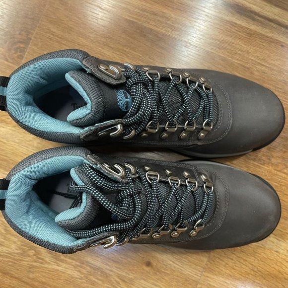 Timberland | Shoes | Timberland Womens White Ledge Mid Ankle Hiking Boot Md Grey Full Grain ...